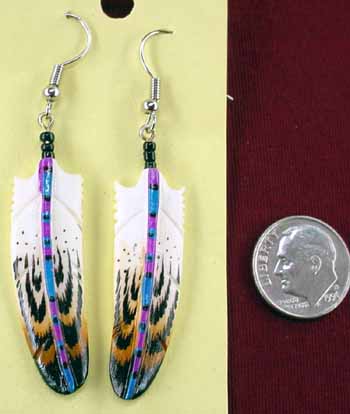 "Navajo and Zuni Indian Earrings, Page #83A"